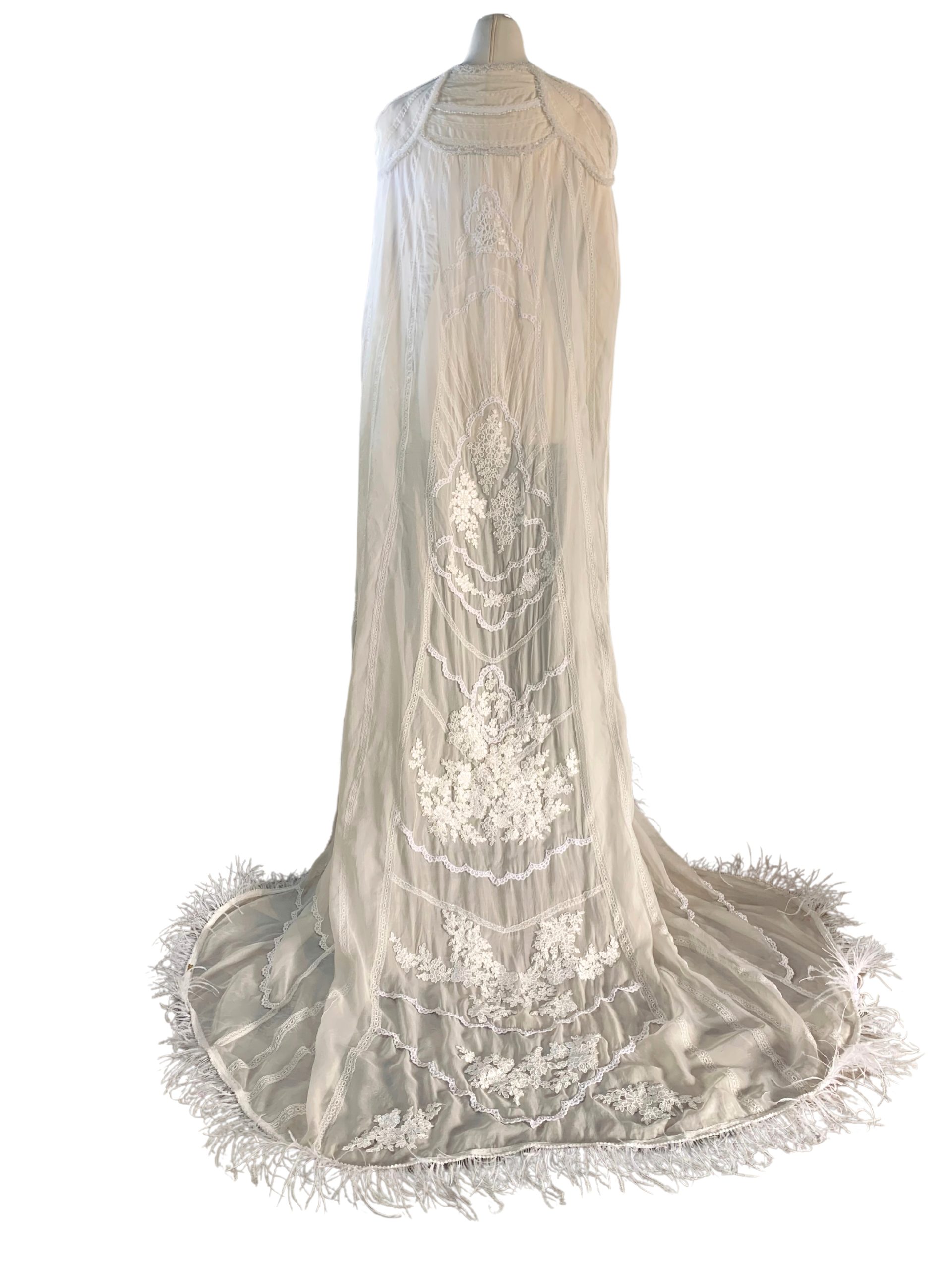 100% Handmade Bridal Majestic Cape - Fancy Sinner